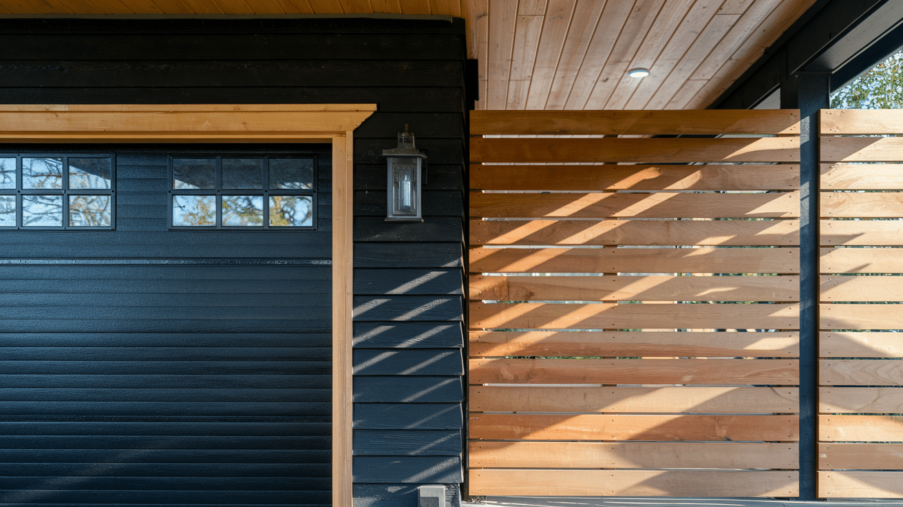 The Charm of Black and Wood Barndominiums - Opple House